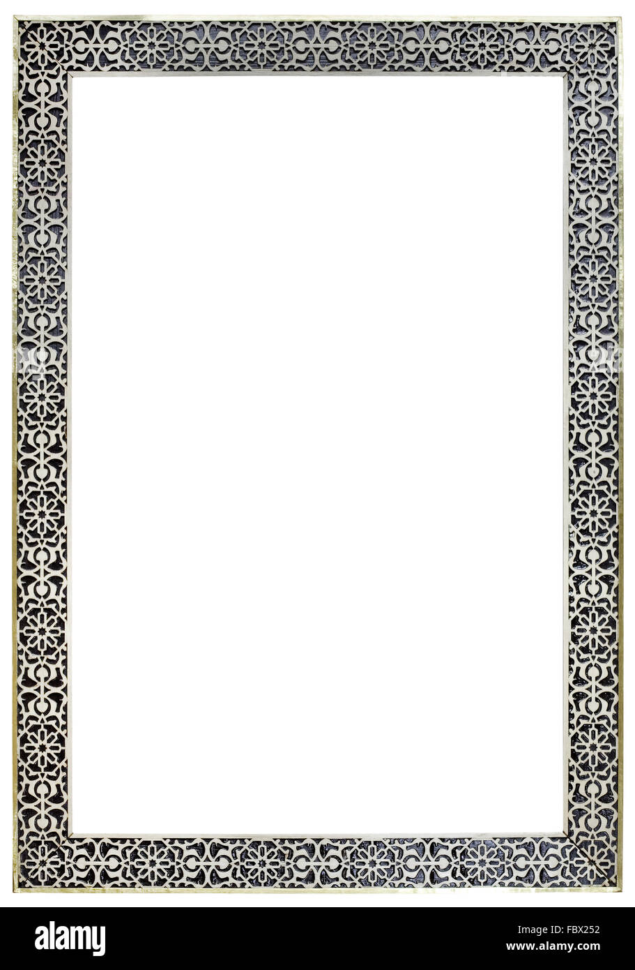 Moroccan Pewter Mirror Frame Stock Photo - Alamy