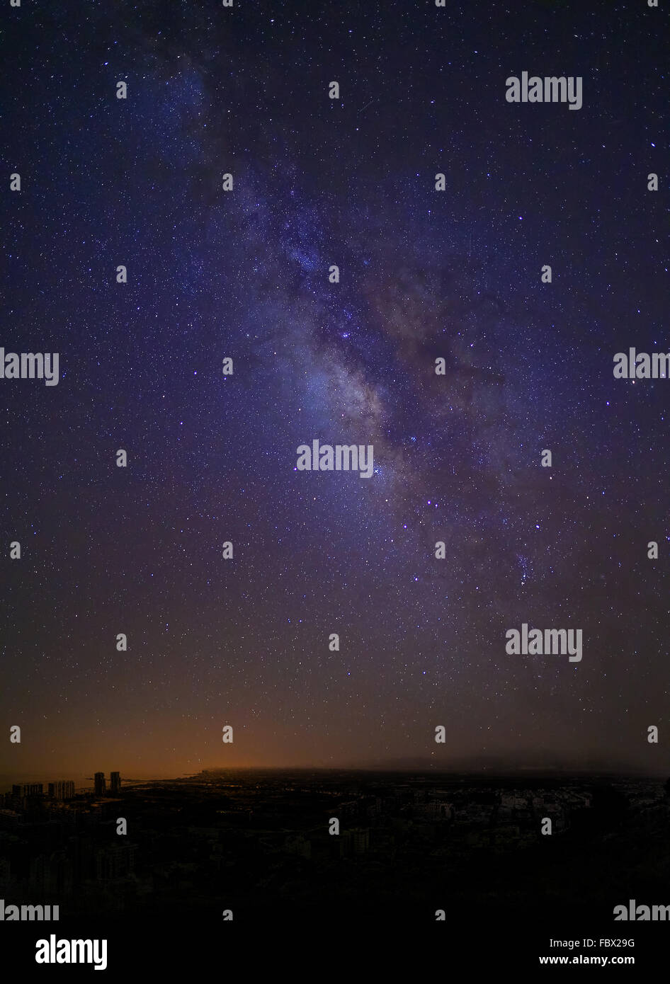 Blue Starry Skies High Resolution Stock Photography and Images - Alamy