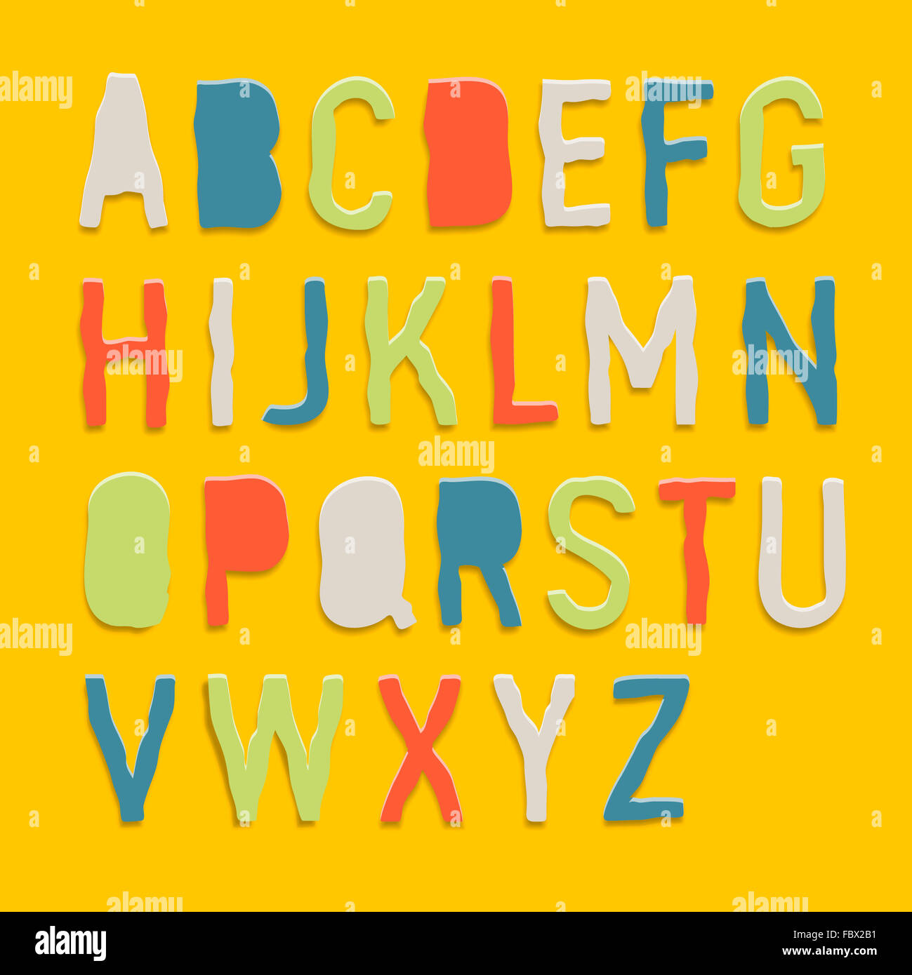 Alphabets vector hi-res stock photography and images - Alamy