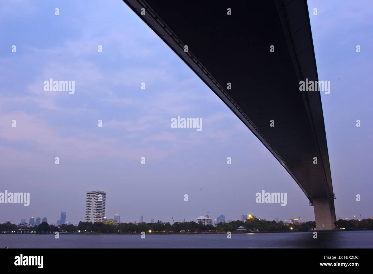 Thailand Rama XIIII Bridge Stock Photo - Alamy