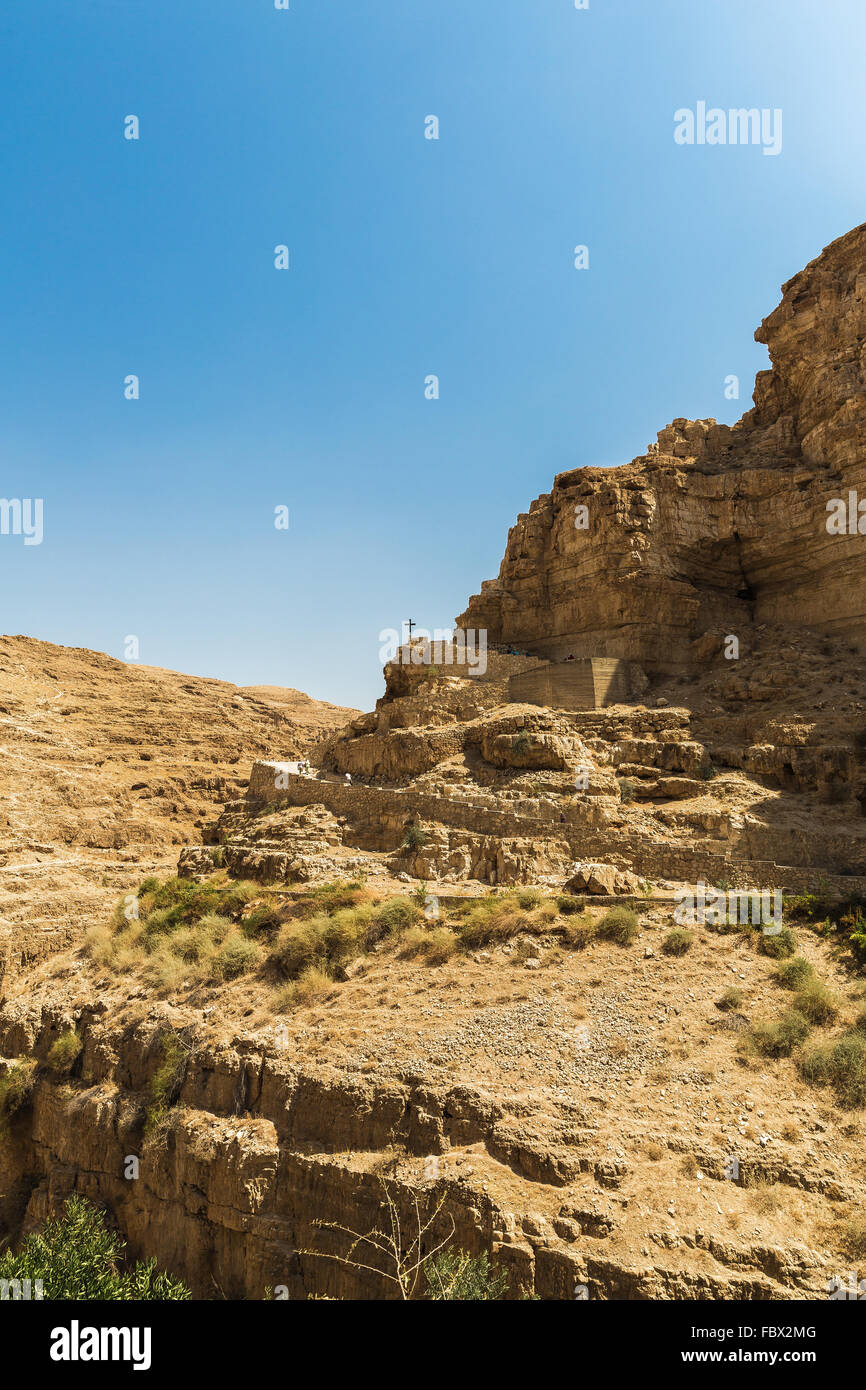 St georges monastery wadi qelt hi-res stock photography and images - Alamy