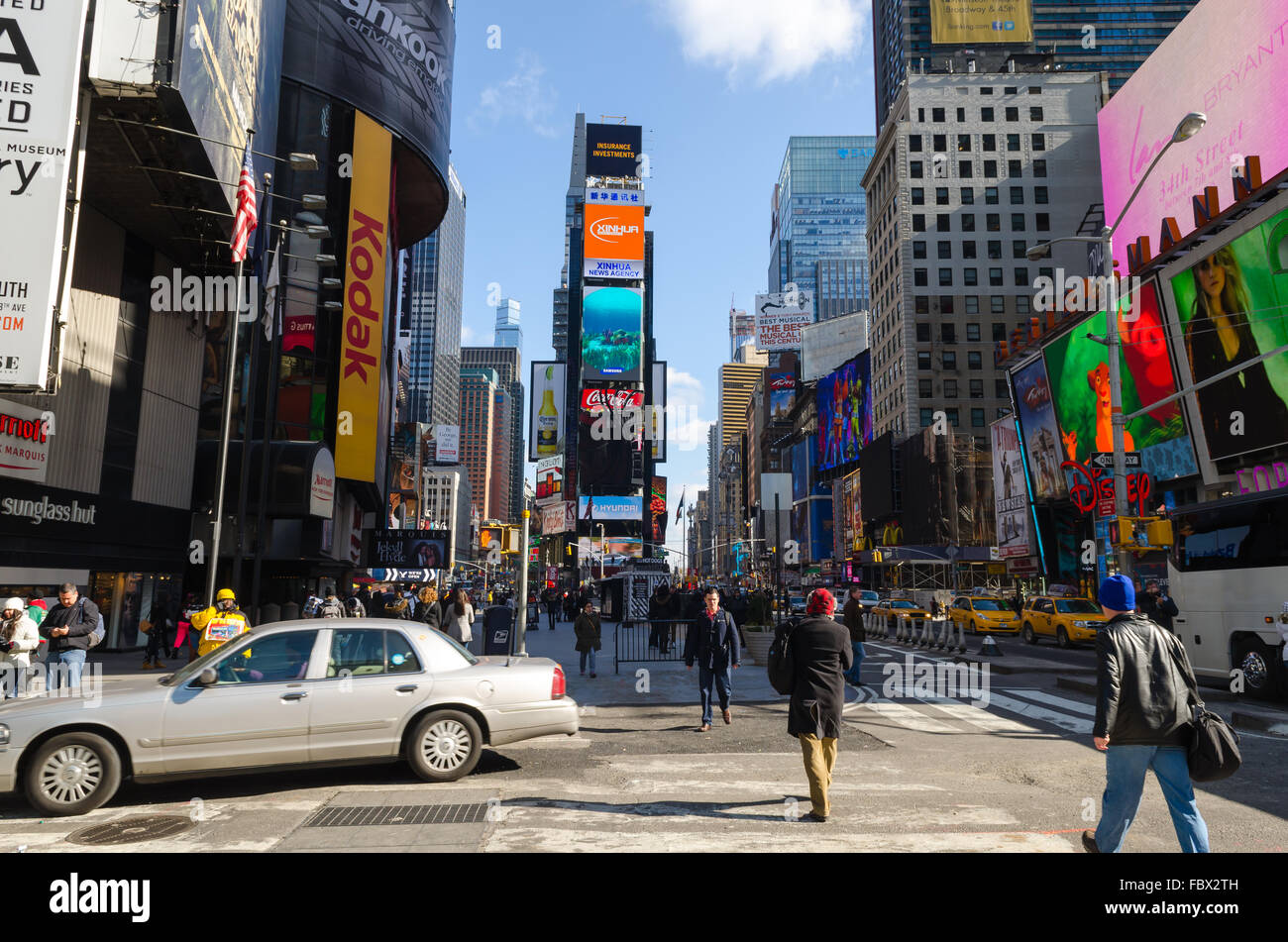 Time Square, New York Stock Photo - Alamy