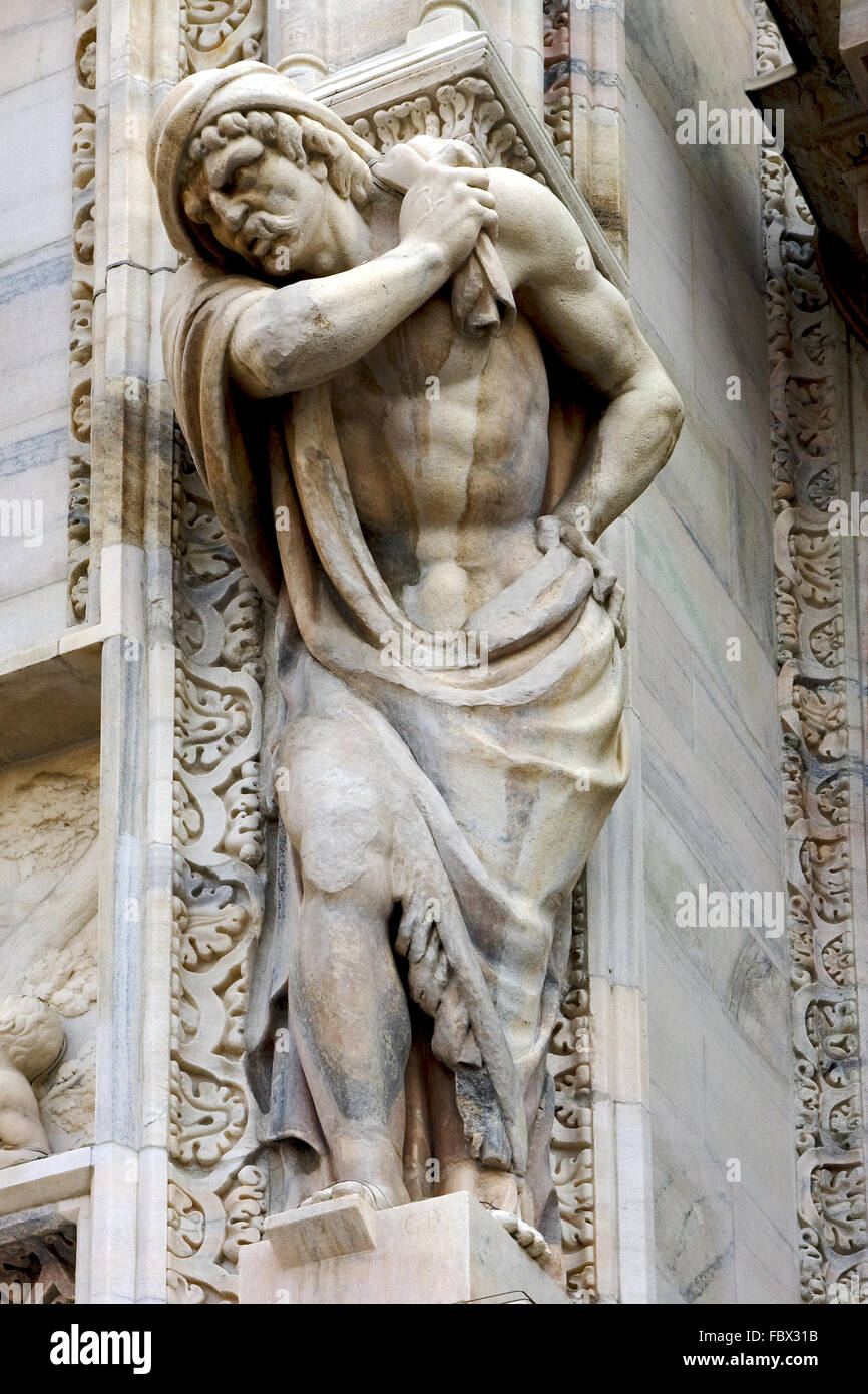 italy statue of a men Stock Photo - Alamy
