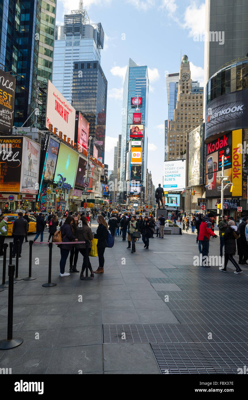 Time Square, New York Stock Photo - Alamy