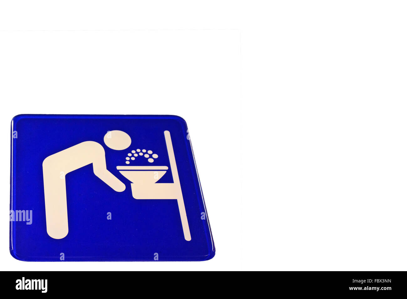 Drinking water sign vector Cut Out Stock Images & Pictures - Alamy