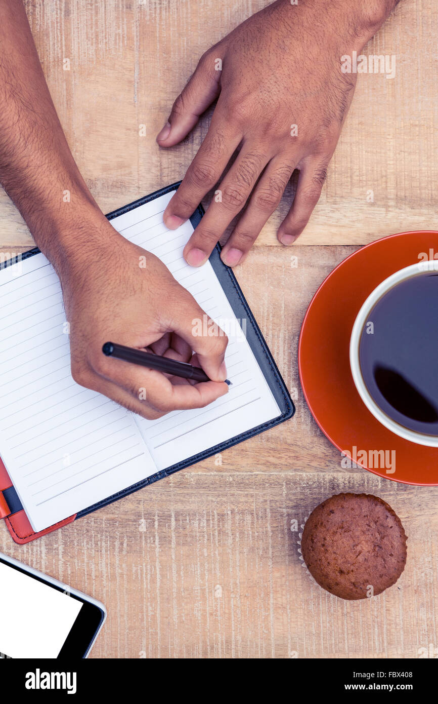 Overhead diary hi-res stock photography and images - Alamy