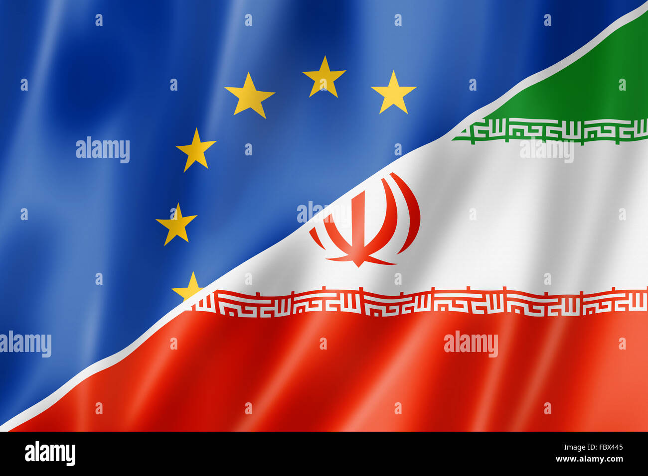Iran european union flag hi-res stock photography and images - Alamy