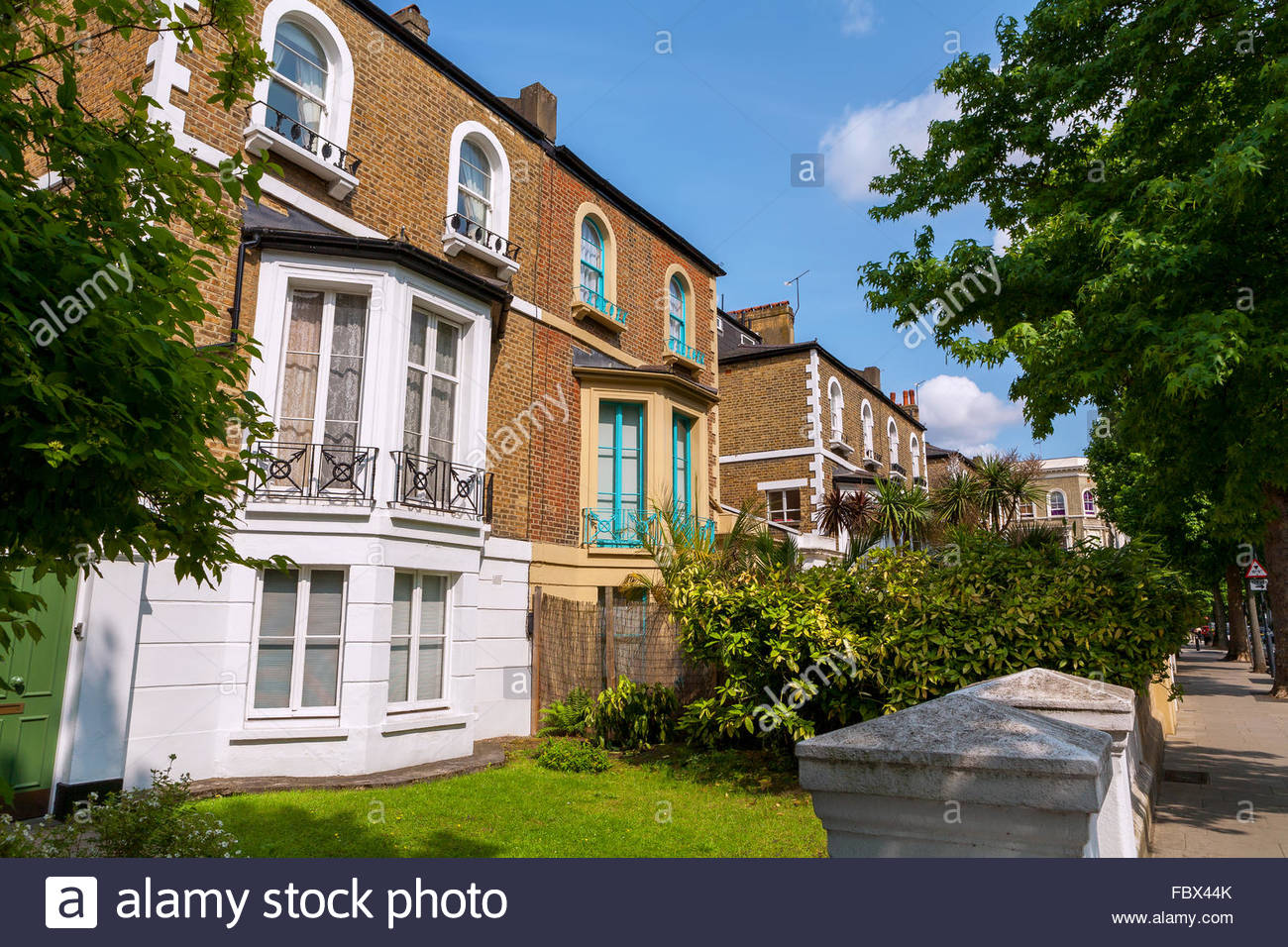 Brick Houses London Stock Photos & Brick Houses London Stock Images - Alamy