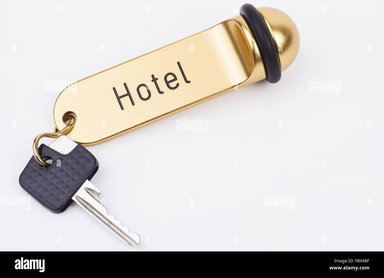 Golden Key fob Stock Photo - Alamy