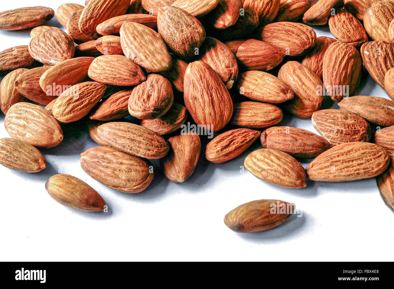 Almond Seed background Stock Photo - Alamy
