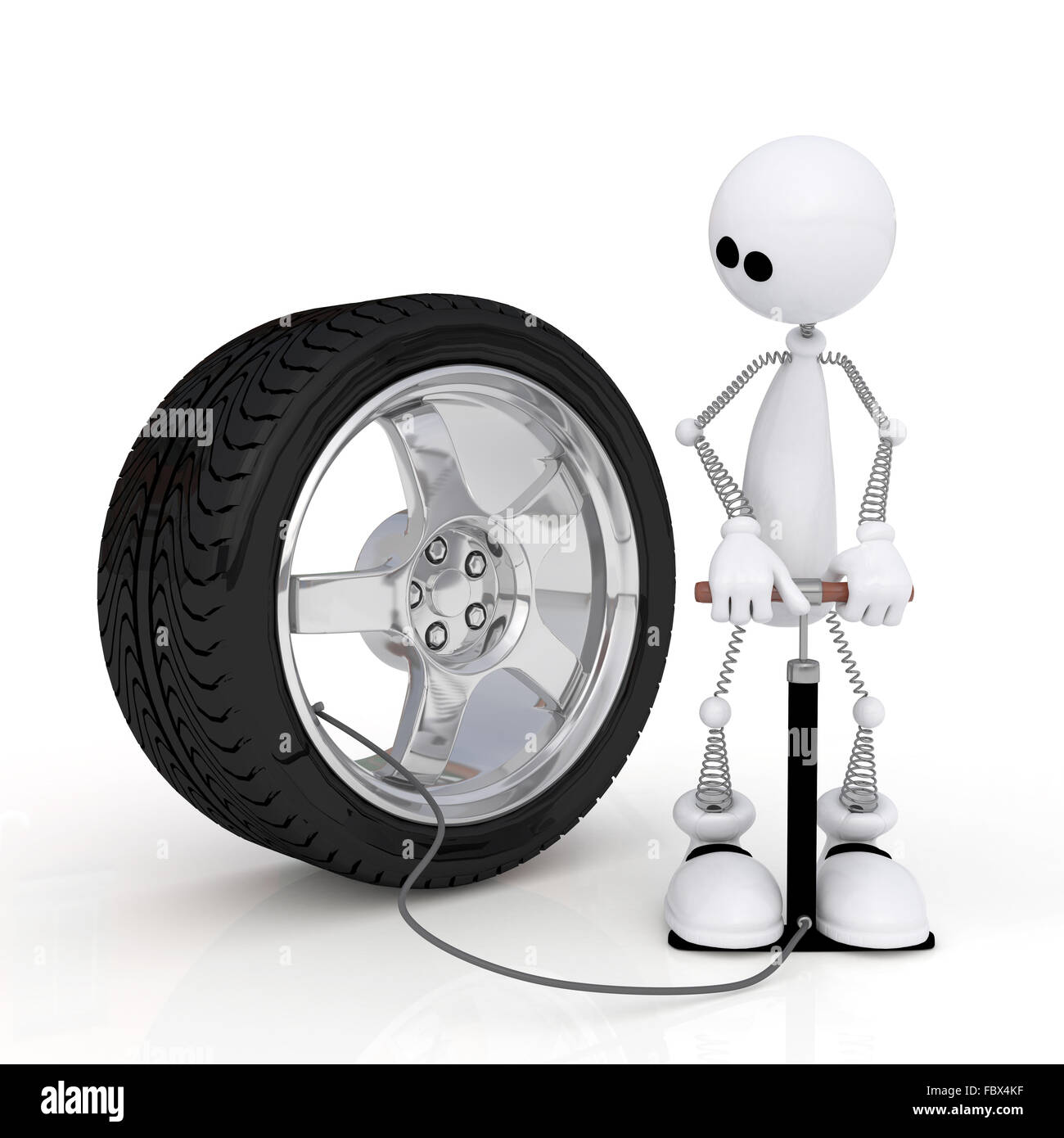 Man at wheel Cut Out Stock Images & Pictures - Alamy