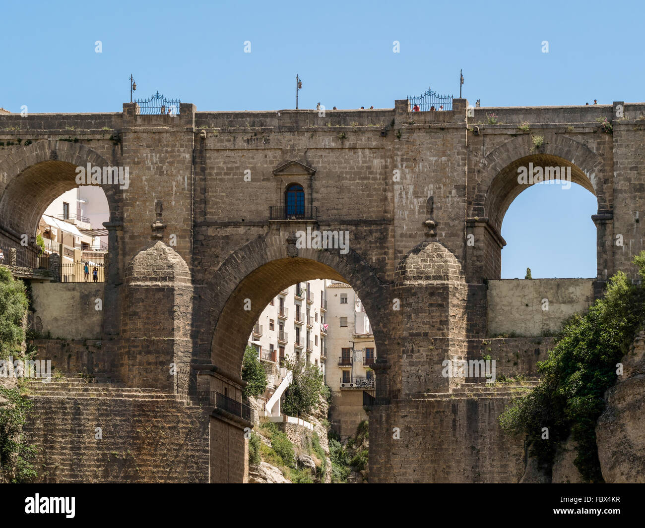 View of Ronda New Bridge Stock Photo - Alamy