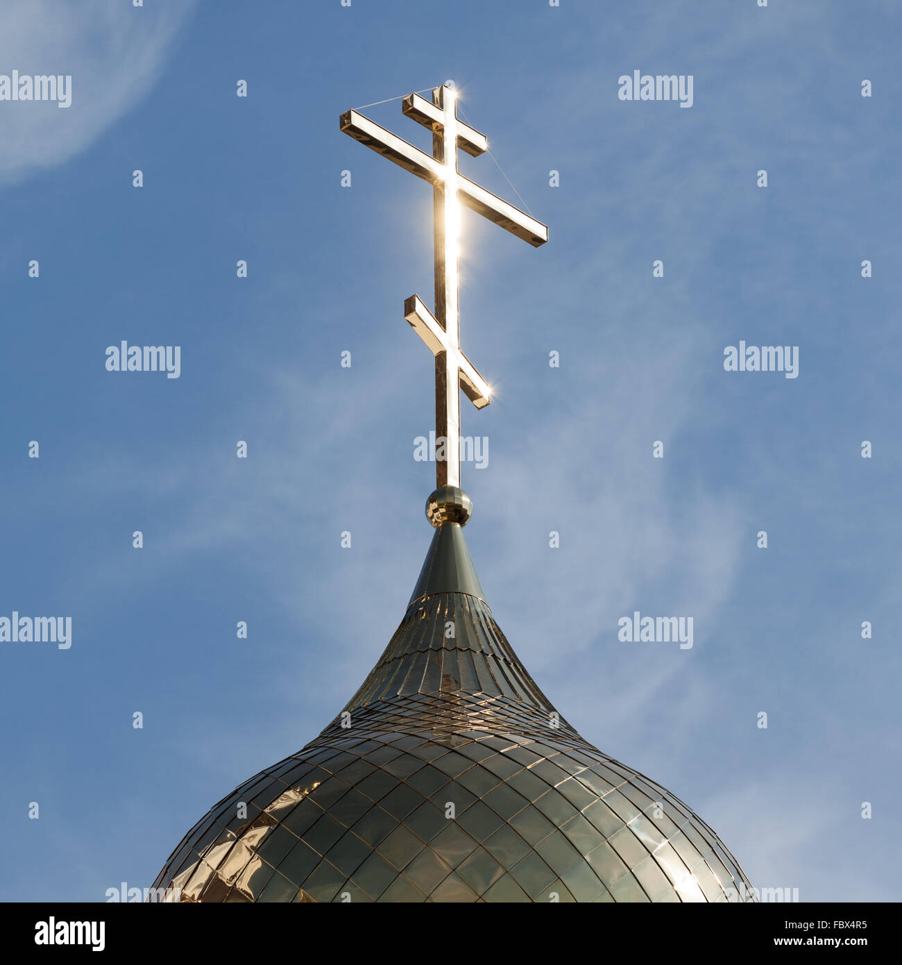 Old exterior dome cross hi-res stock photography and images - Alamy