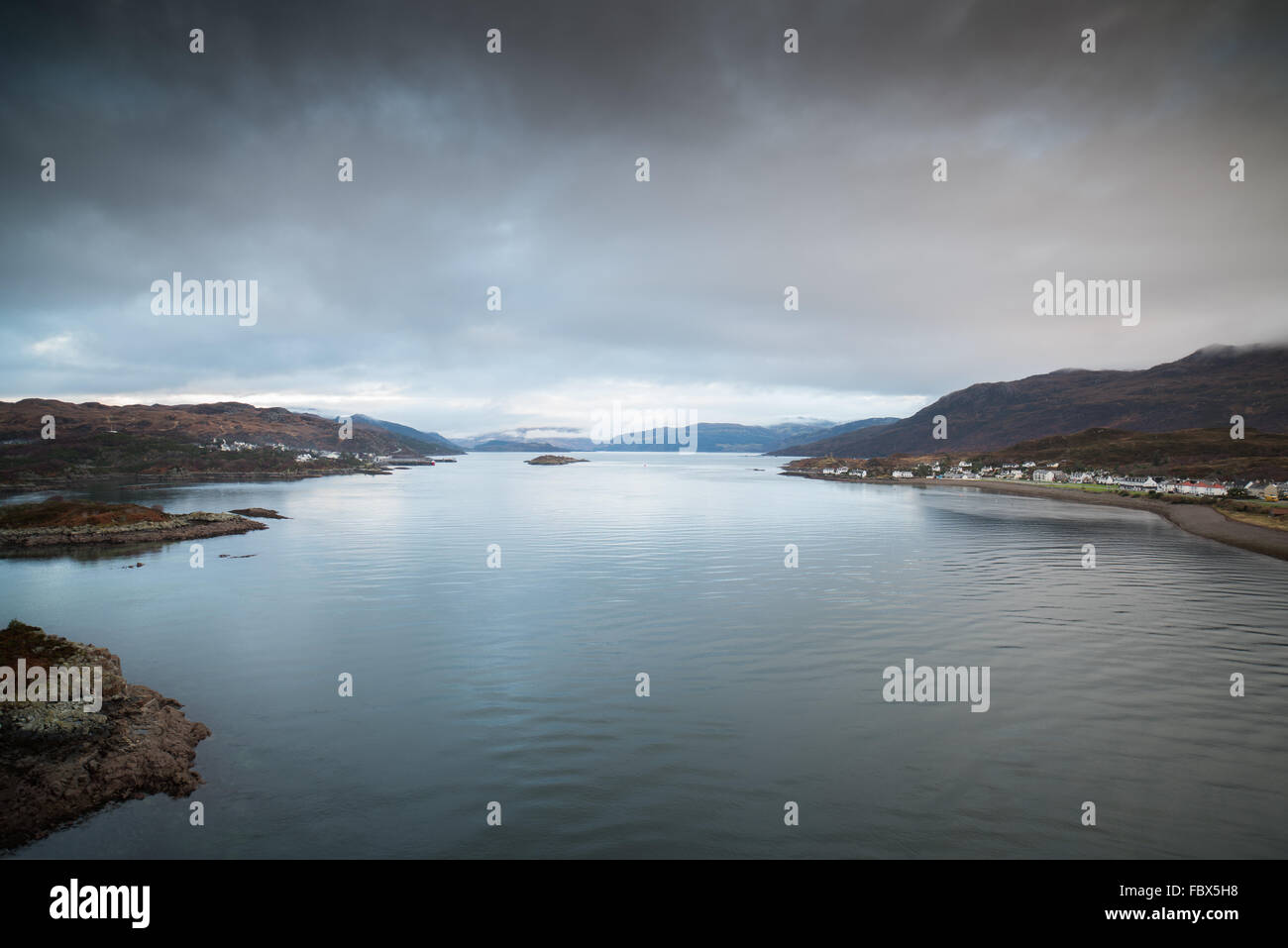 Kyle Rhea, a strait of water which separates the Isle of Skye form the ...