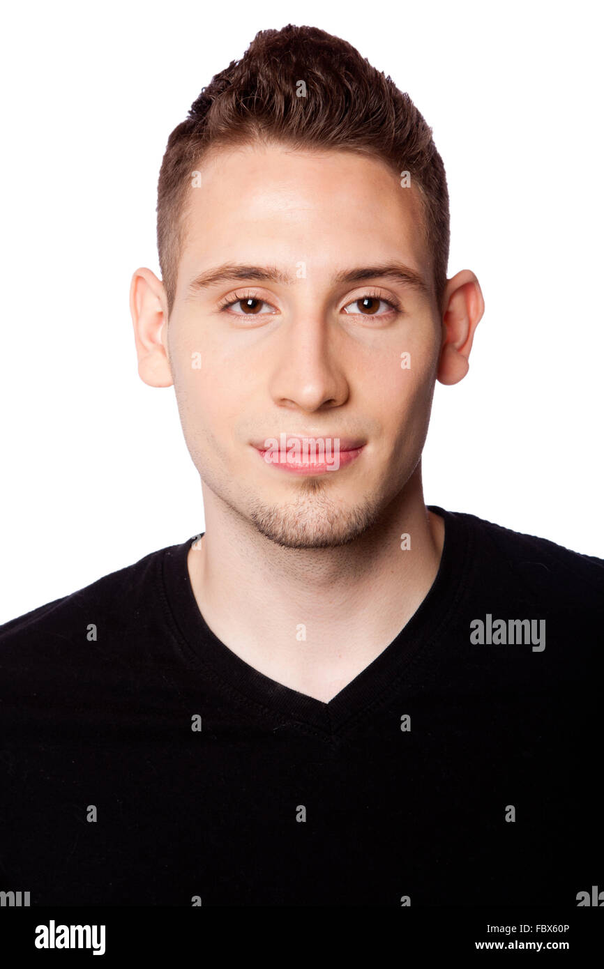 Handsome young man Stock Photo - Alamy
