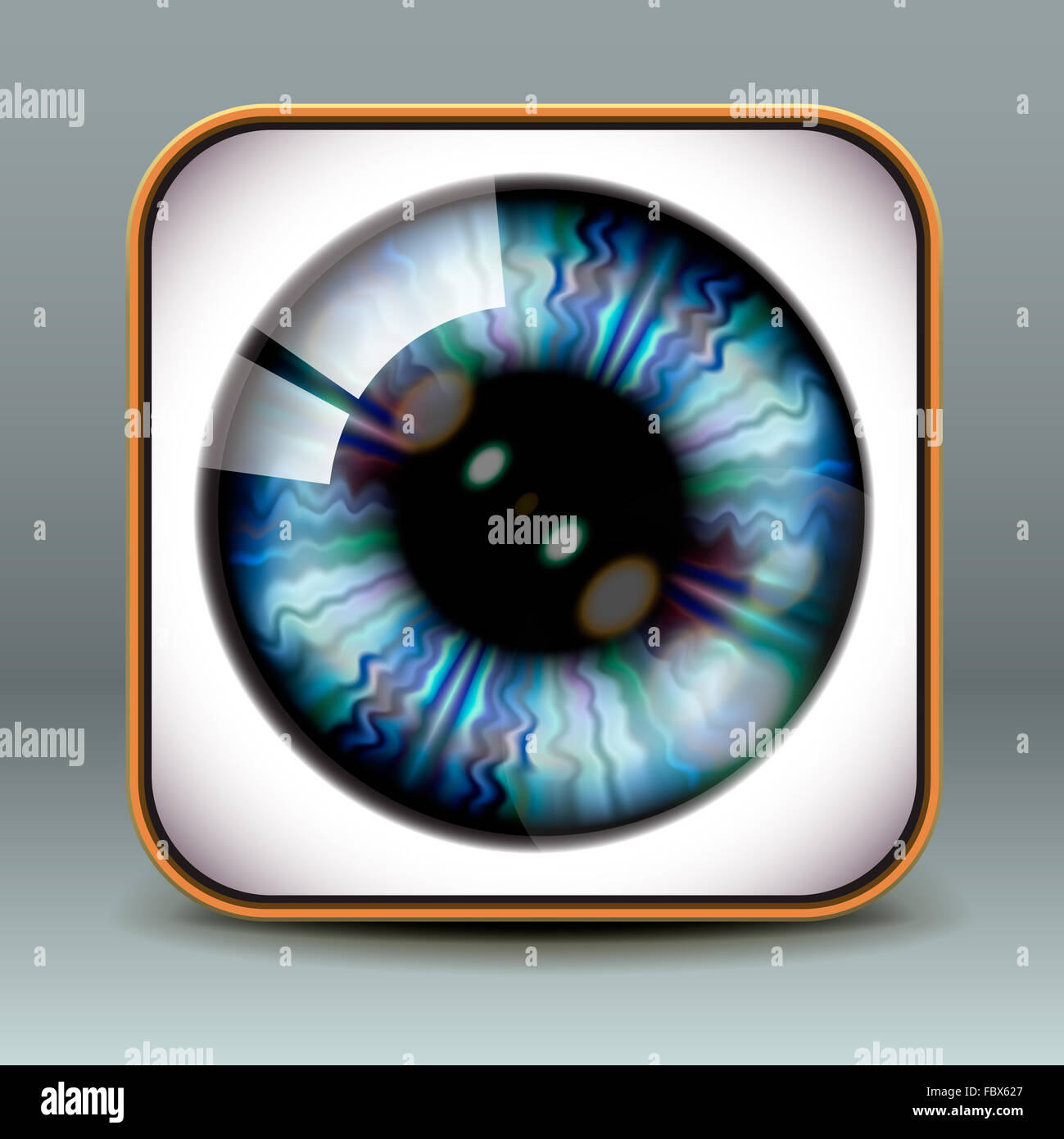App design eye icon Stock Photo - Alamy