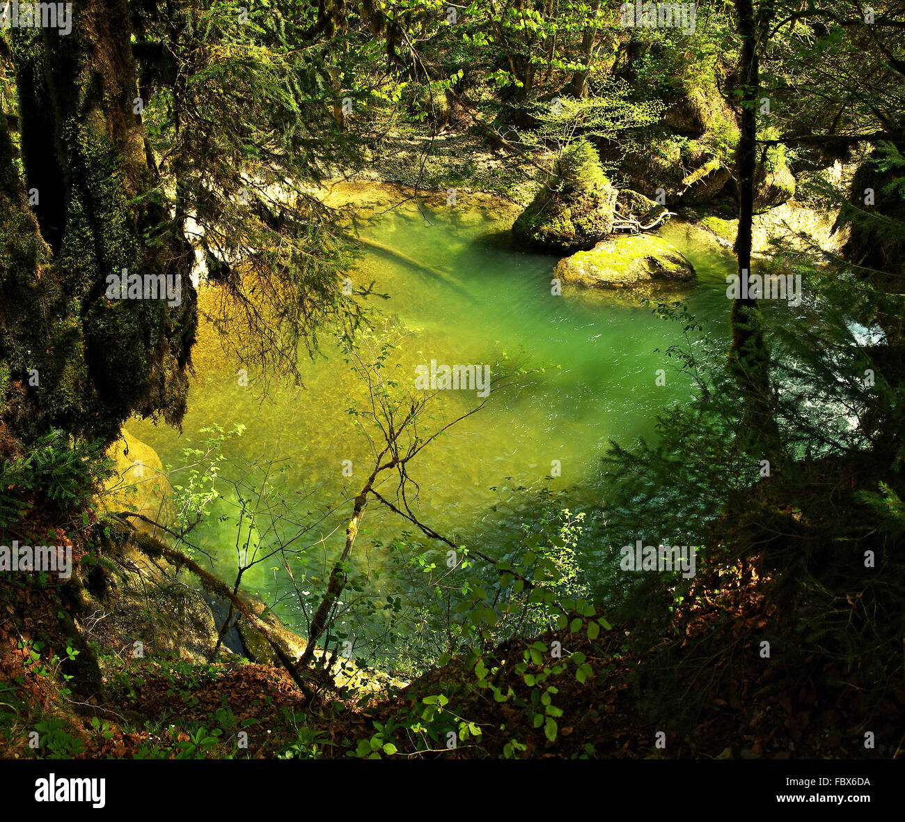 Pools - The ΓÇ£ArgenΓÇ¥ - Ice Ravine Stock Photo - Alamy