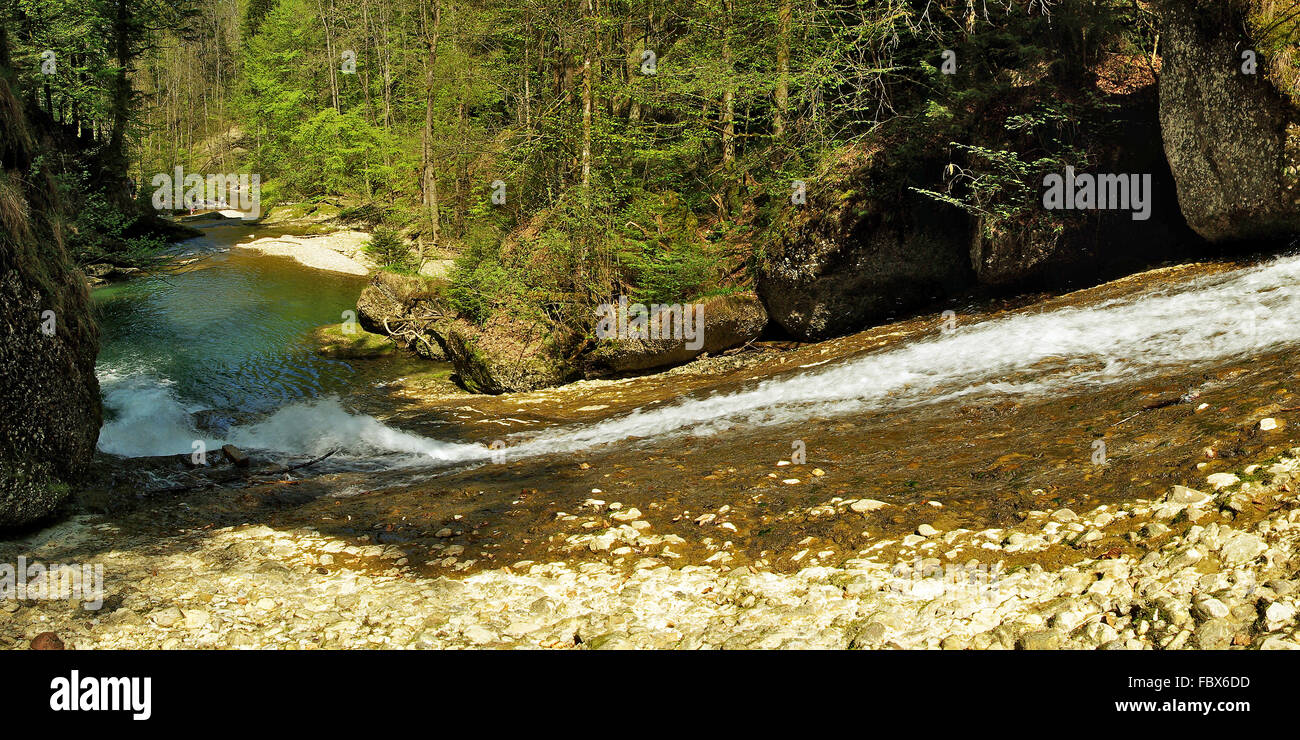 Rapids - The ΓÇ£ArgenΓÇ¥ - Ice Ravine Stock Photo - Alamy