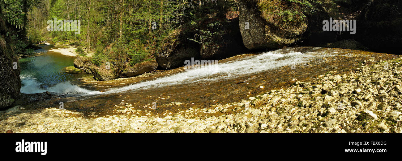 Rapids - The ΓÇ£ArgenΓÇ¥ - Ice Ravine Stock Photo - Alamy