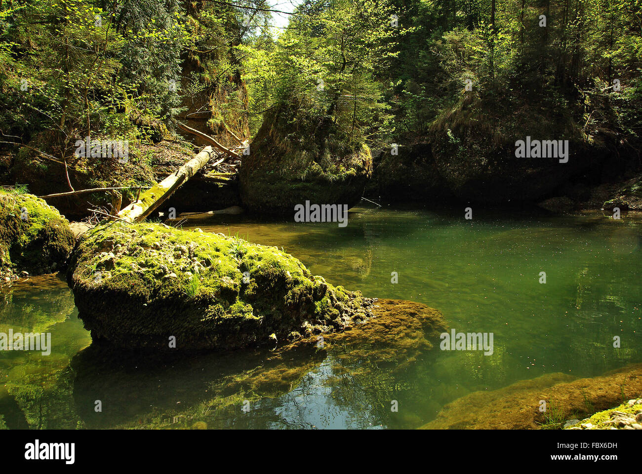 Pools - The ΓÇ£ArgenΓÇ¥ - Ice Ravine Stock Photo - Alamy