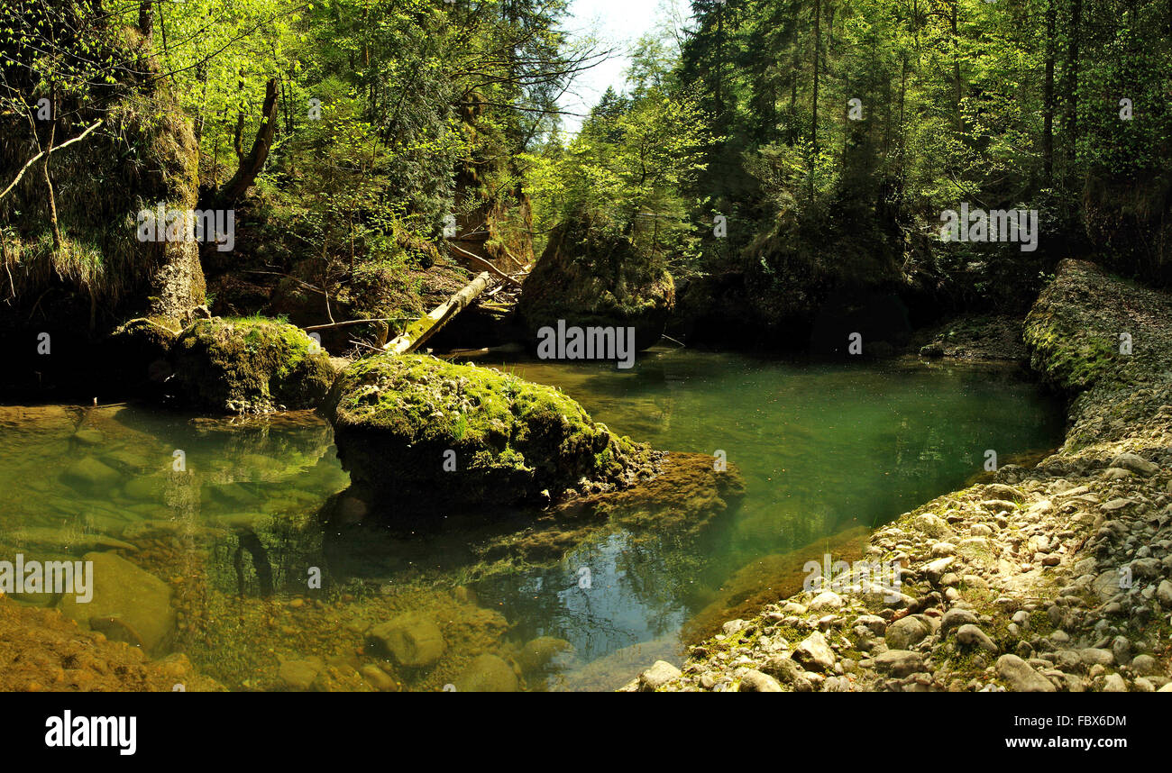 Pools - The ΓÇ£ArgenΓÇ¥ - Ice Ravine Stock Photo - Alamy