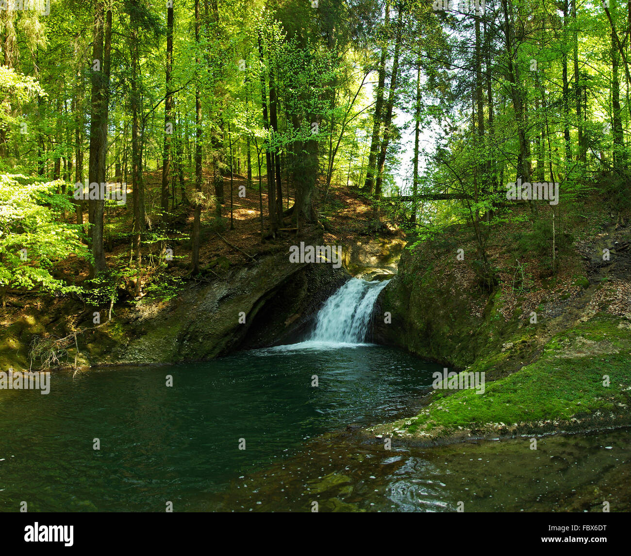 Waterfall - The ΓÇ£ArgenΓÇ¥ - Ice Ravine Stock Photo - Alamy