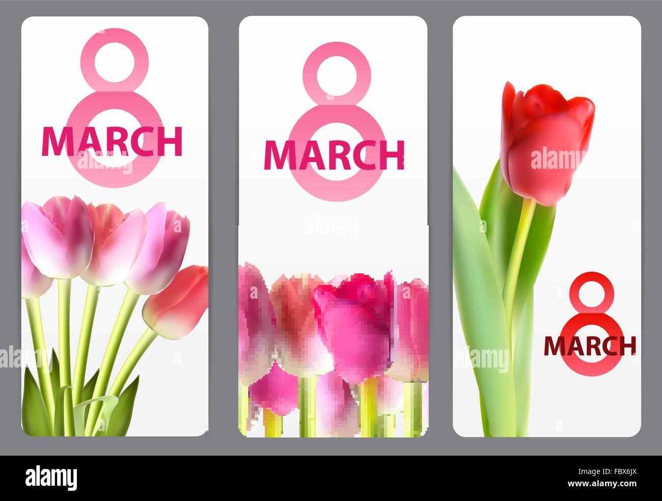 Poster 8 March Card Vector Illustration Stock Vector Image & Art - Alamy