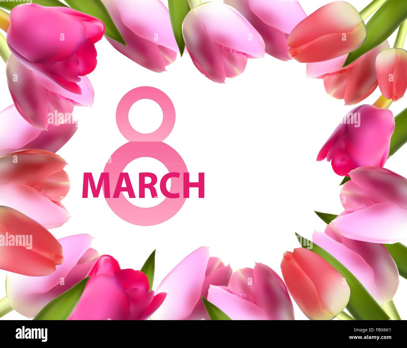 Poster 8 March Card Vector Illustration Stock Vector Image & Art - Alamy