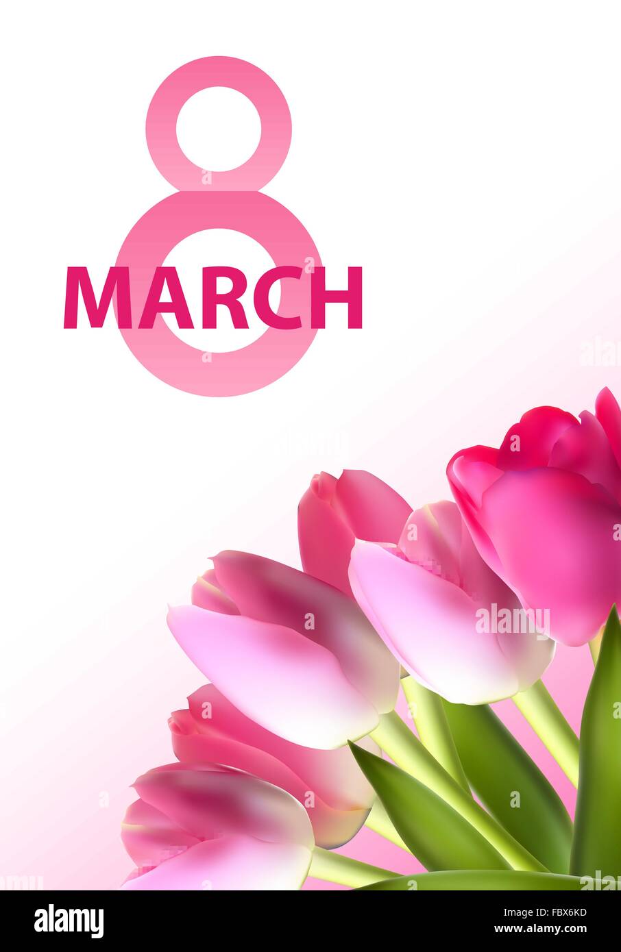 Poster 8 March Card Vector Illustration Stock Vector Image & Art - Alamy