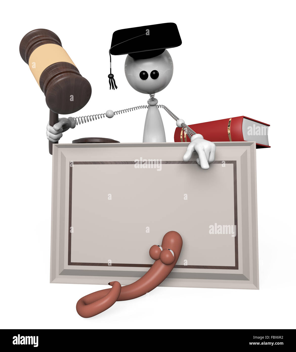 Judge white background Cut Out Stock Images & Pictures - Alamy