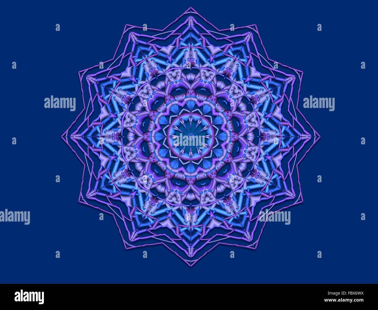 Psychedelic Kaleidoscope Spirograph Motifs Stock Photo - Alamy