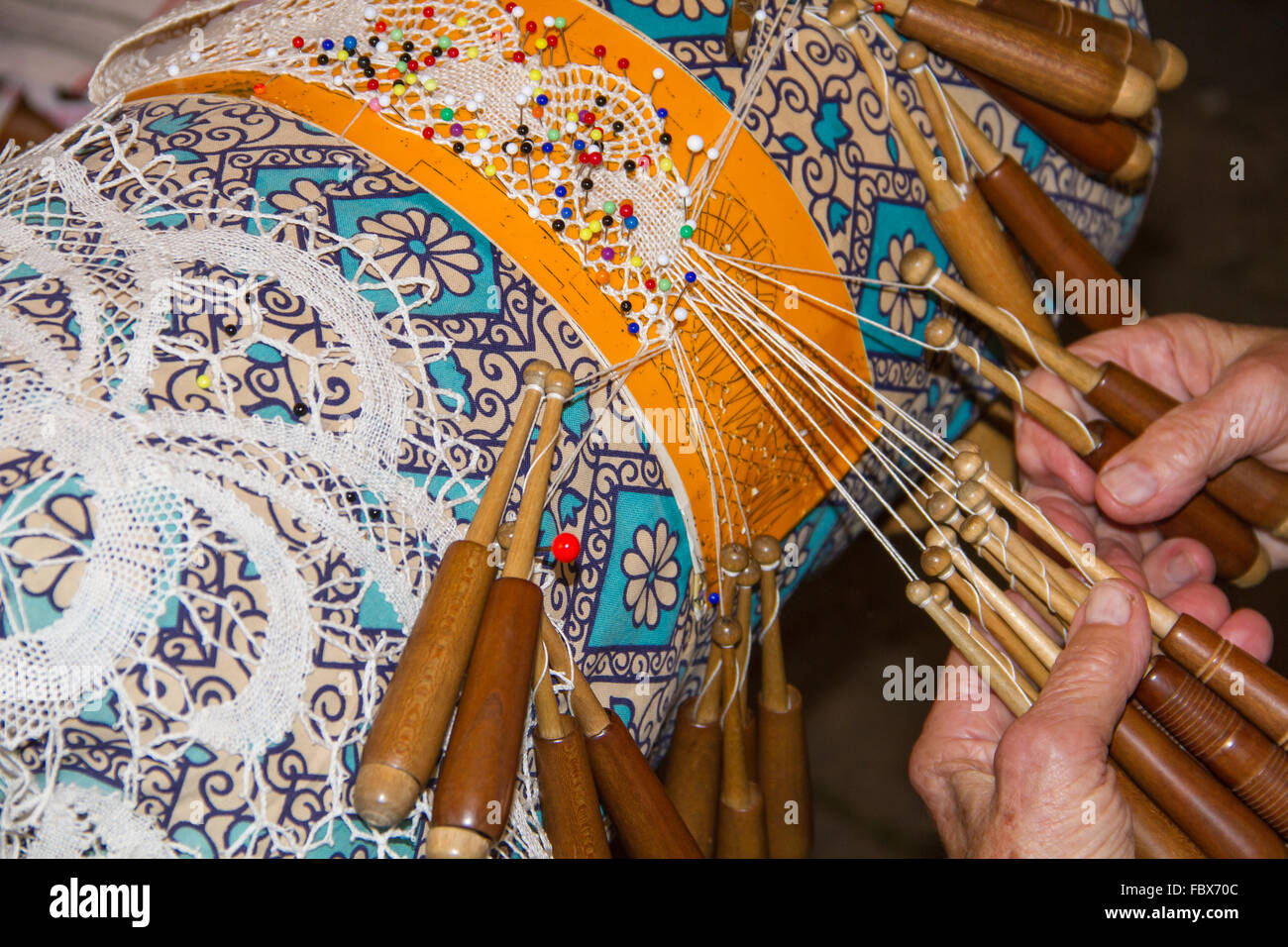 Lace technique hi-res stock photography and images - Alamy