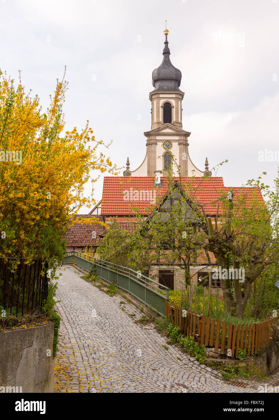 Church St Johannis or Johannes in Castell Germany Stock Photo - Alamy