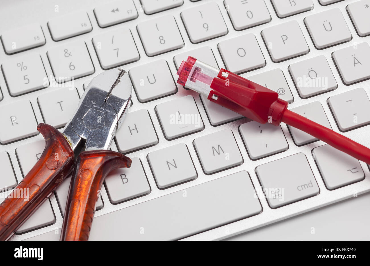 Cable used connect computer hi-res stock photography and images - Alamy