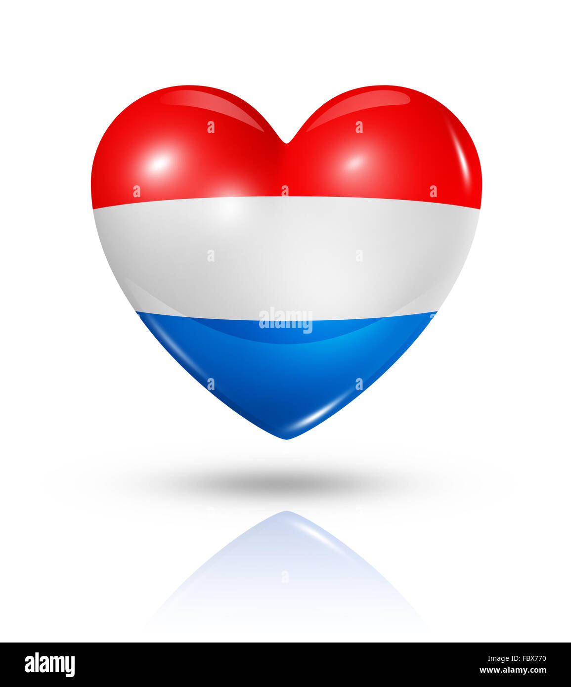 Love Netherlands, heart flag icon Stock Photo - Alamy