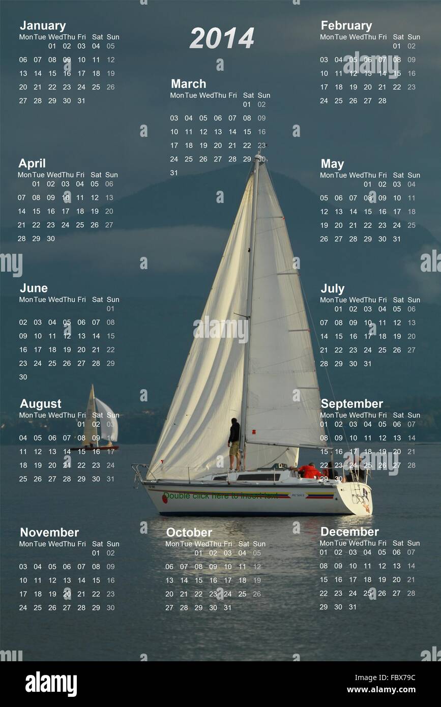Calendar 2014 hi-res stock photography and images - Alamy