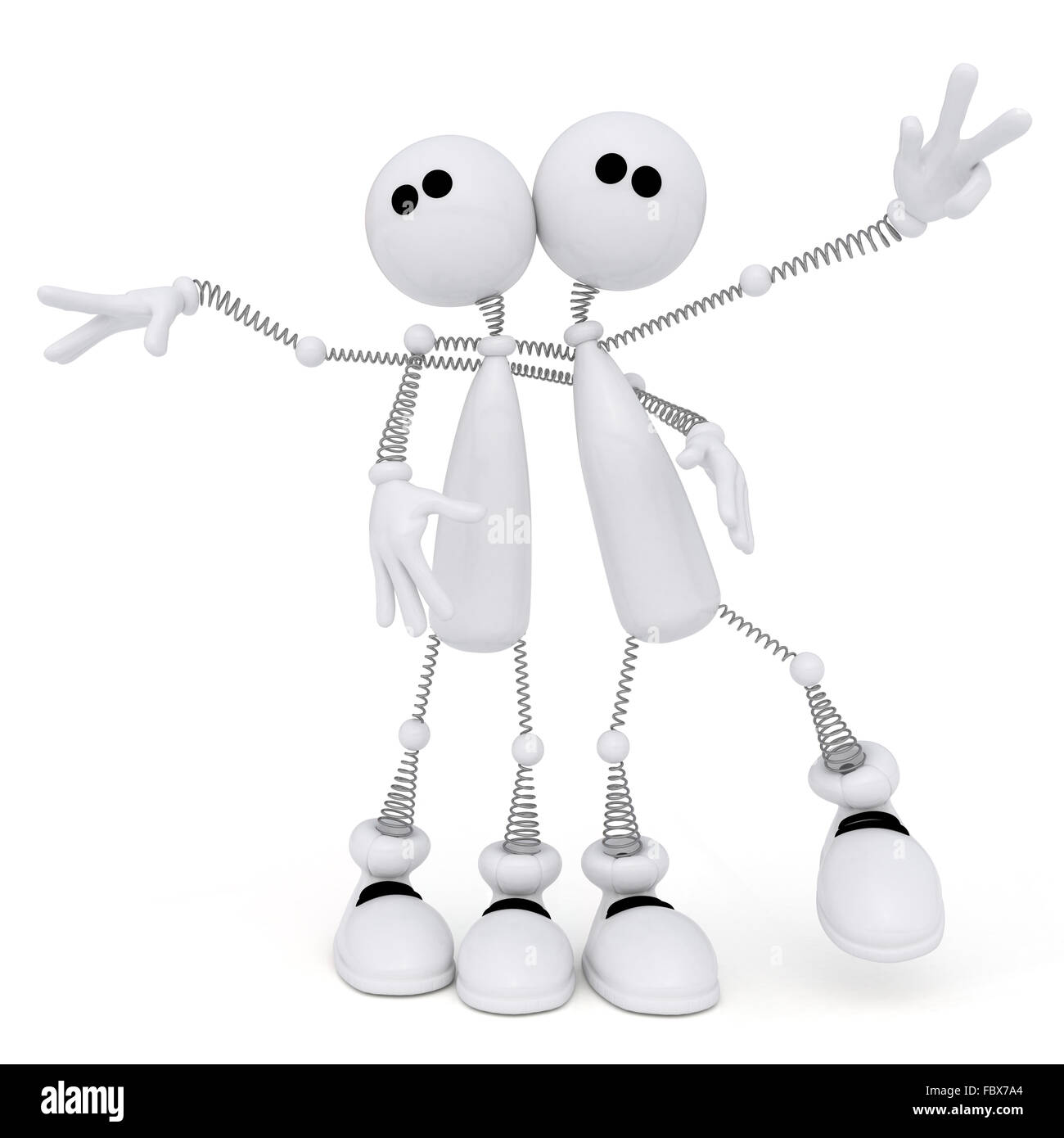 3d friends hi-res stock photography and images - Alamy
