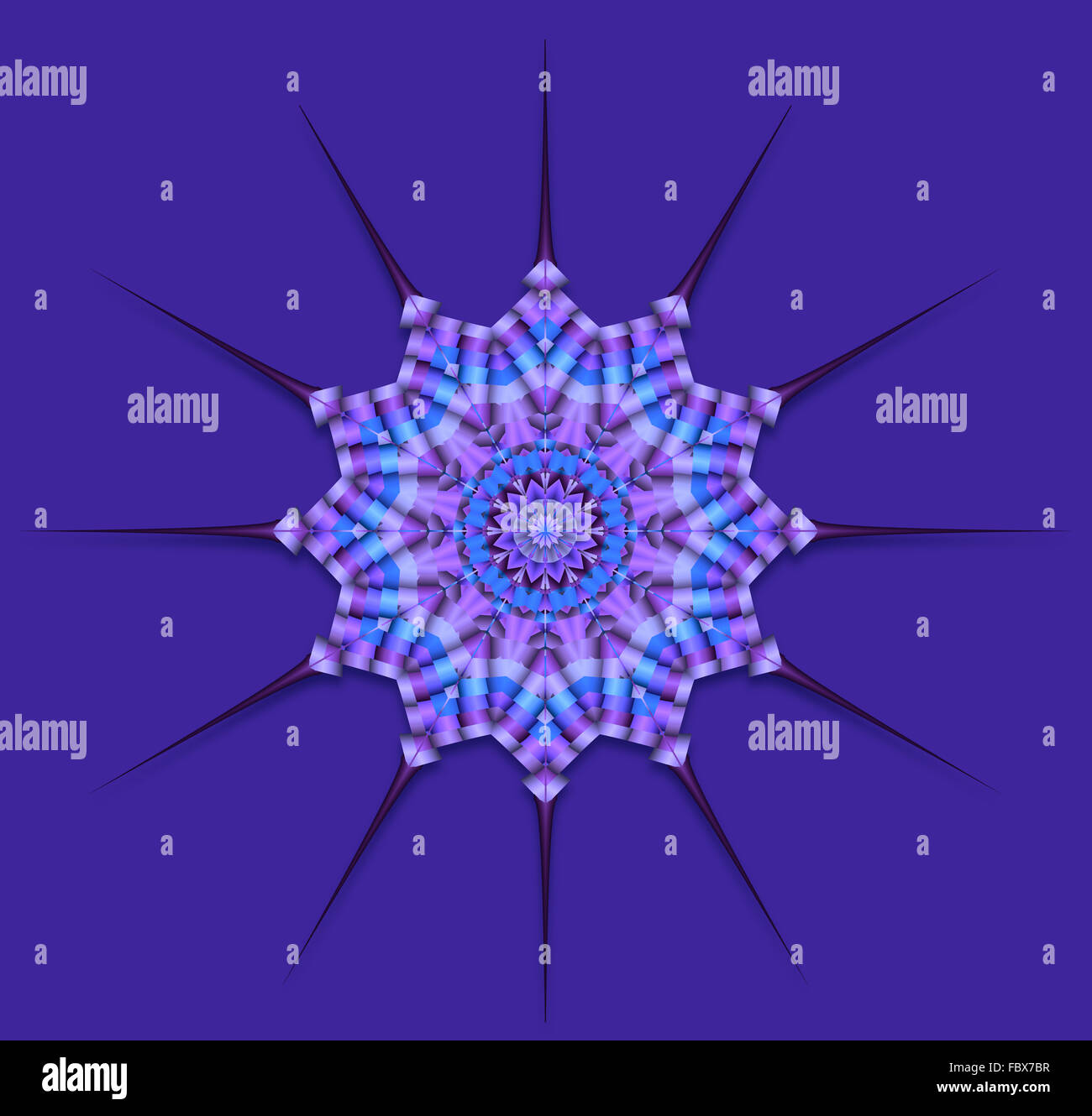 Psychedelic Kaleidoscope Spirograph Motifs Stock Photo - Alamy