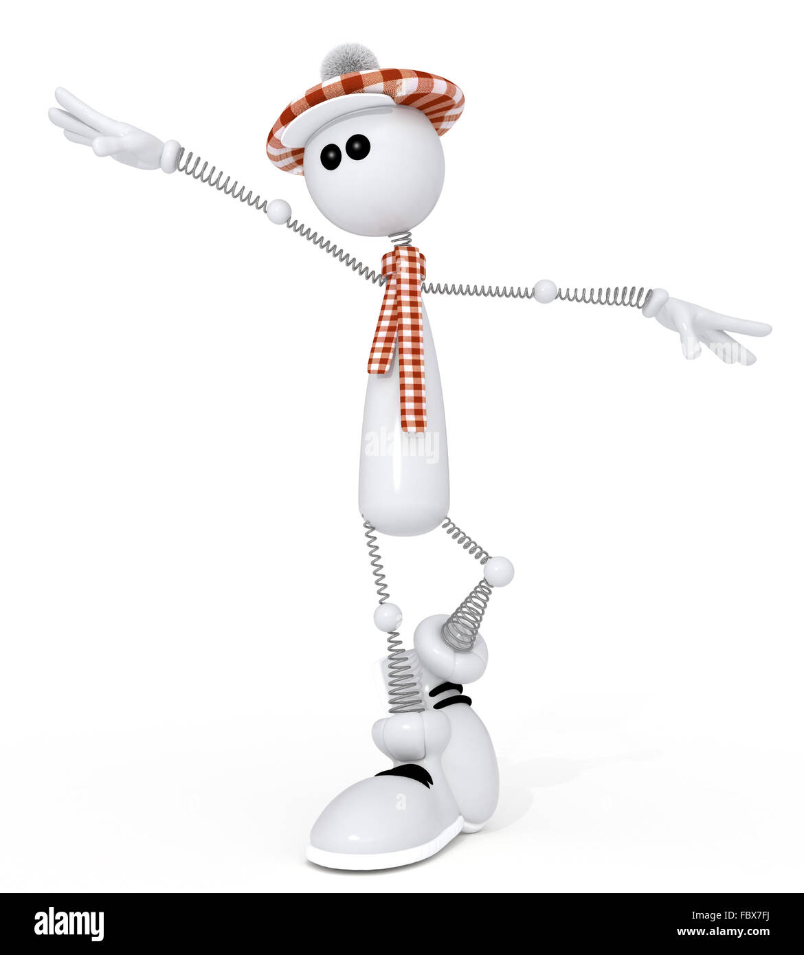 3d render little red man hi-res stock photography and images - Alamy
