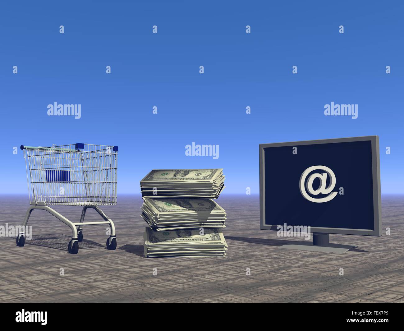 shopping on the Internet Stock Photo - Alamy