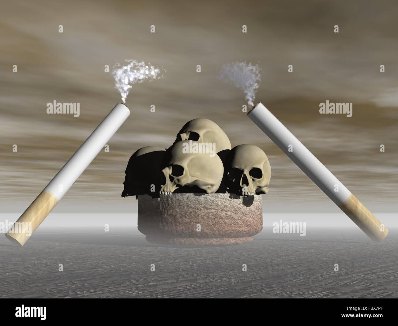 death and cigarette Stock Photo - Alamy