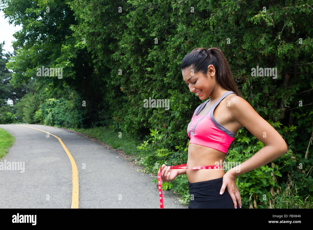 Fitness and weight loss Stock Photo - Alamy