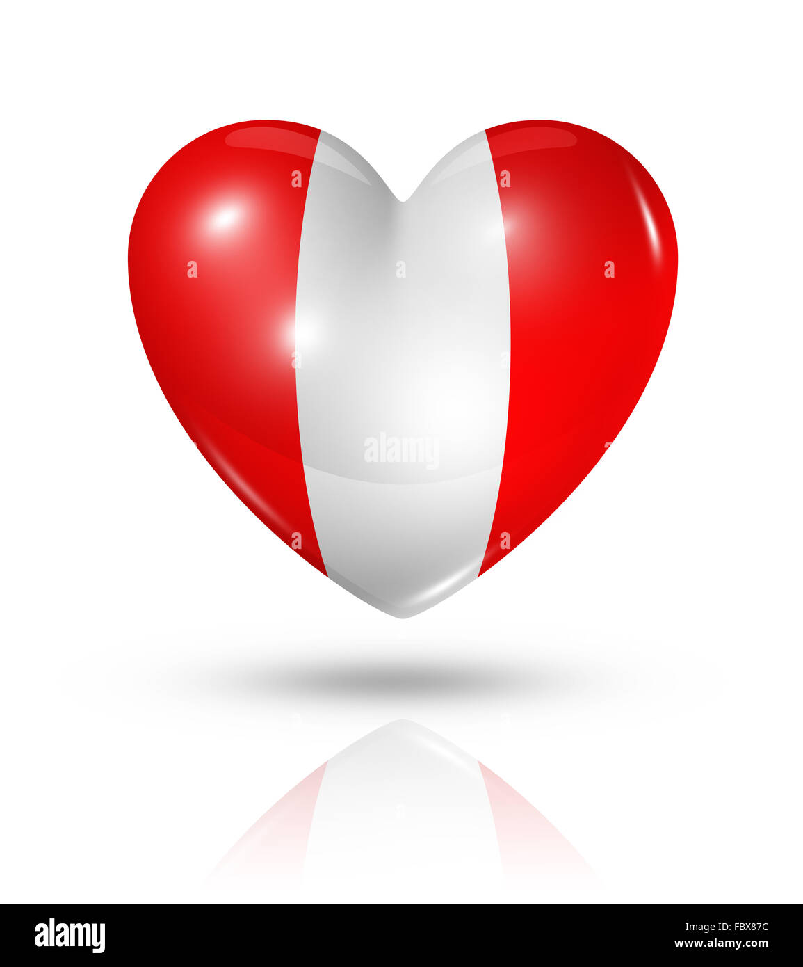 Love peru, heart flag icon Stock Photo - Alamy