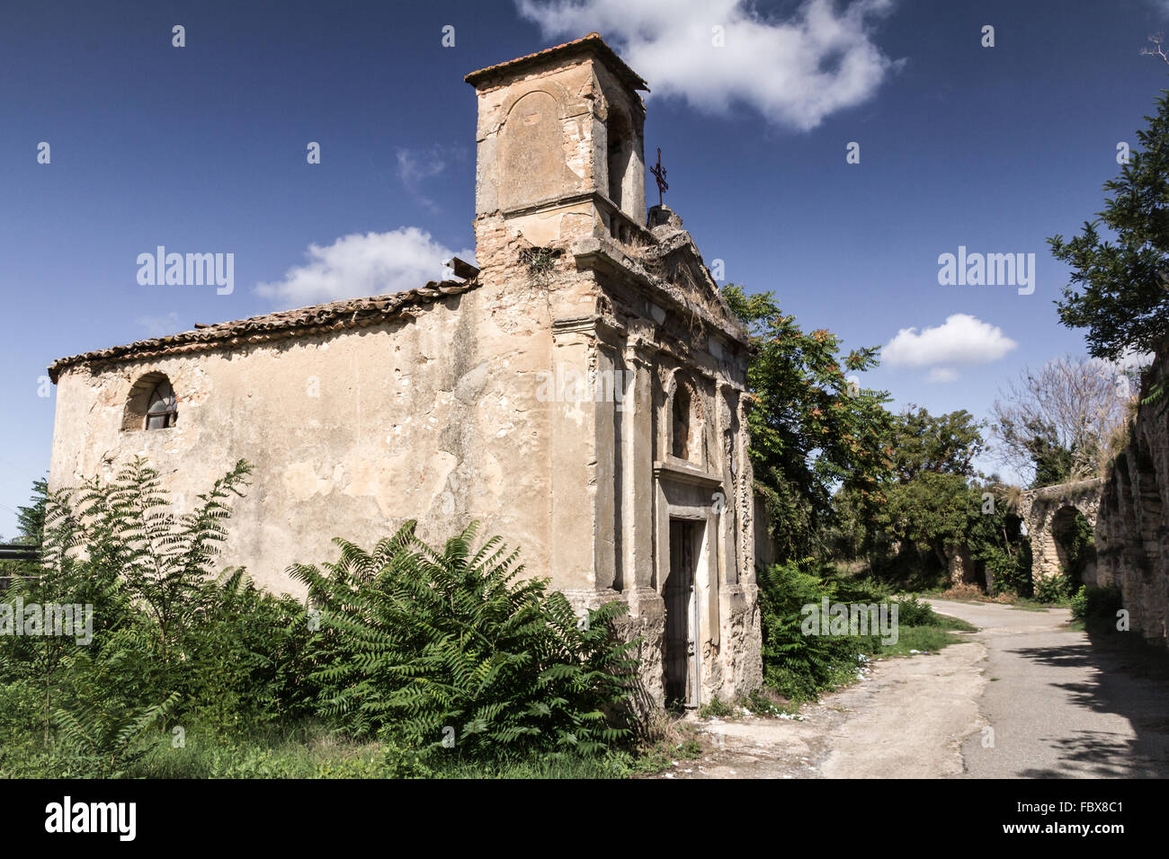 Ruins of a small church Stock Photo - Alamy