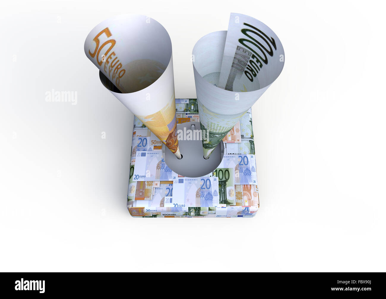 power vs money Stock Photo - Alamy