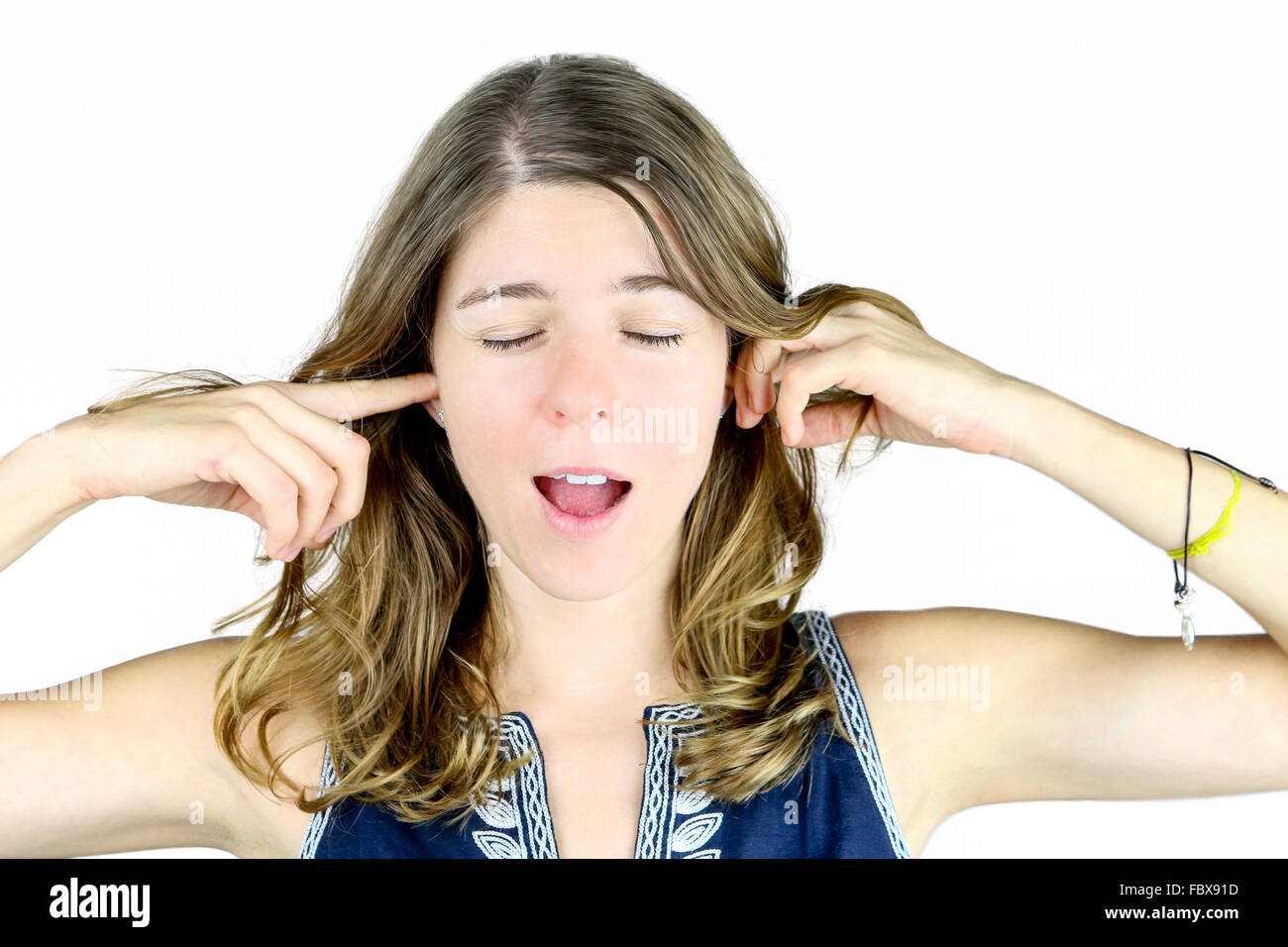 Blocking noise hi-res stock photography and images - Alamy