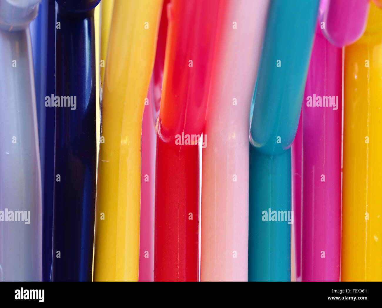 colourful plastic pipes Stock Photo - Alamy