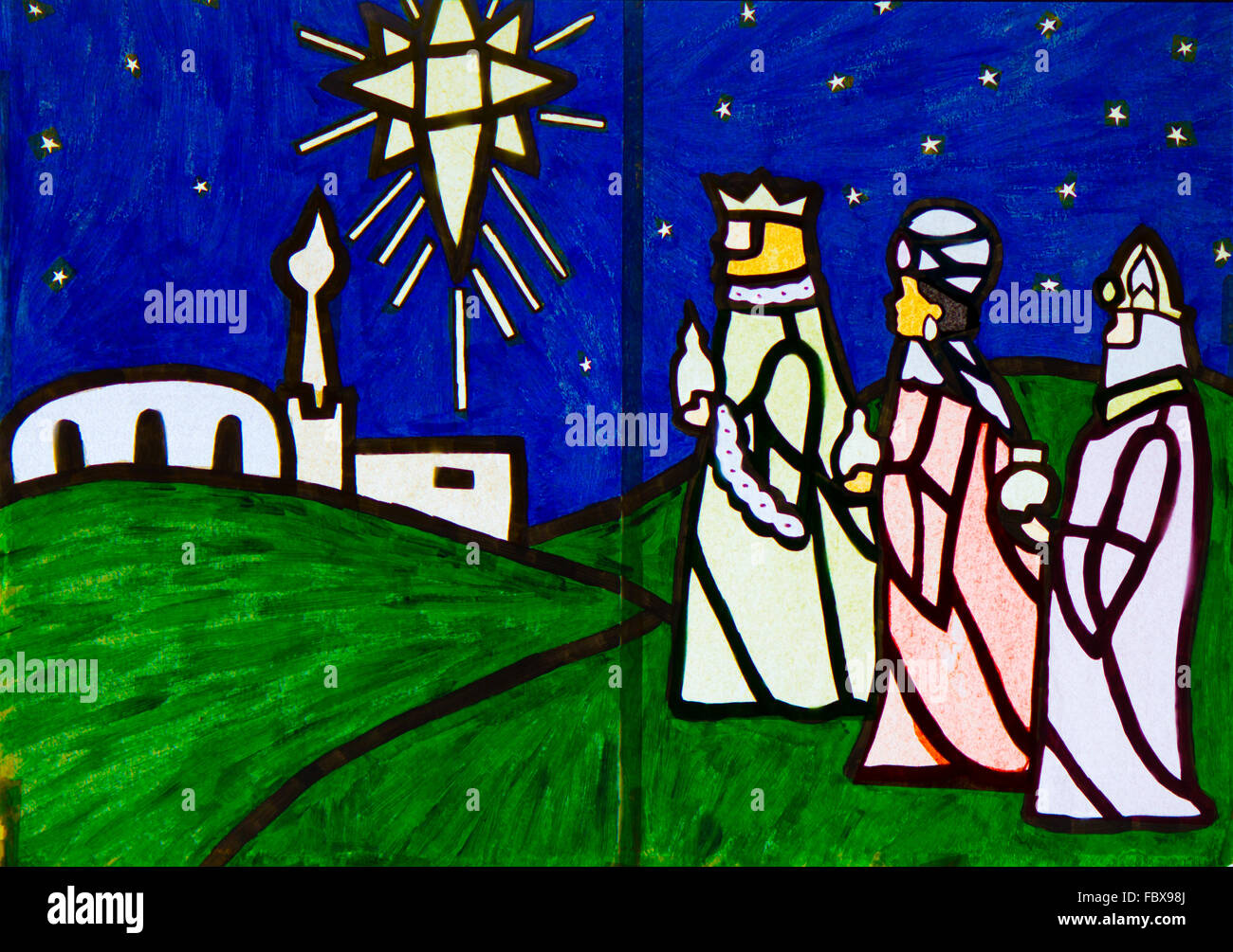 Three wise men painting hi-res stock photography and images - Alamy