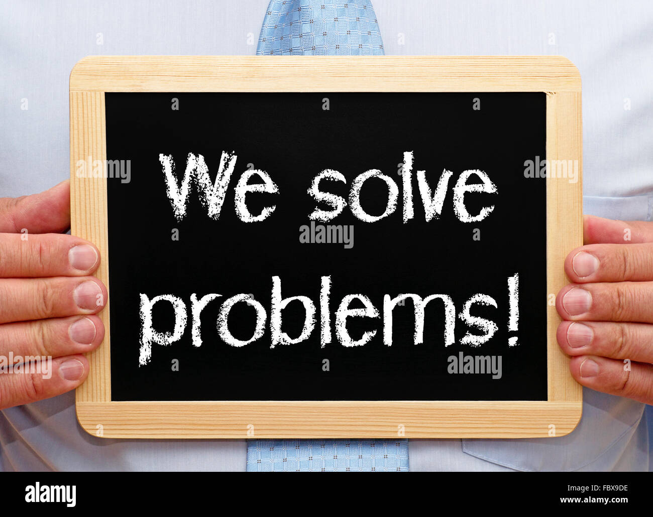 We solve problems ! Stock Photo - Alamy