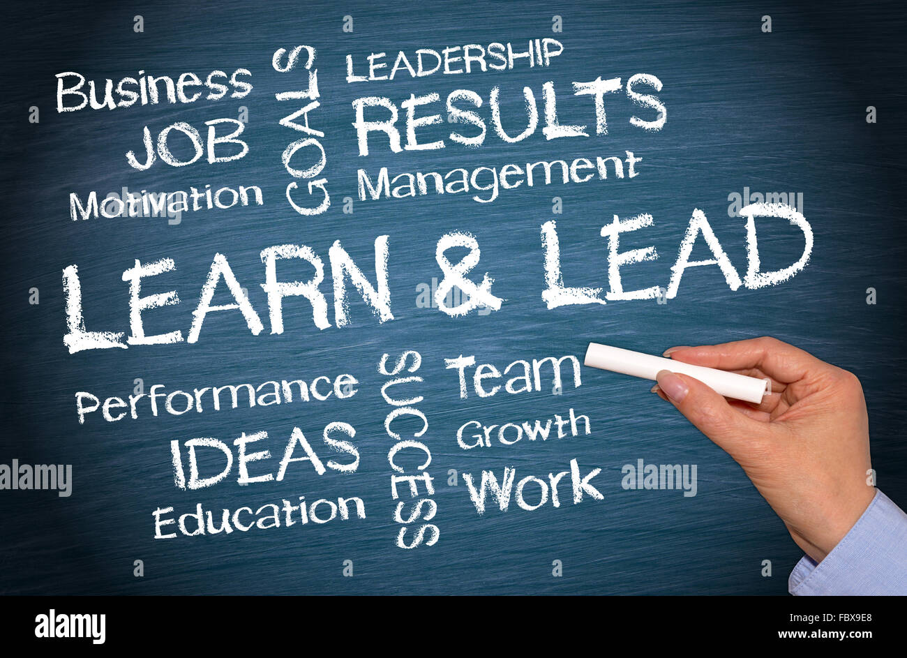 Learn and Lead Stock Photo - Alamy